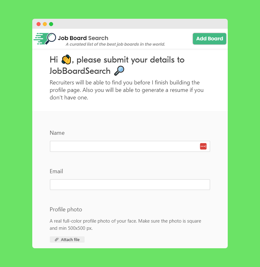Sign Up & Get Hired | JobBoardSearch Workers