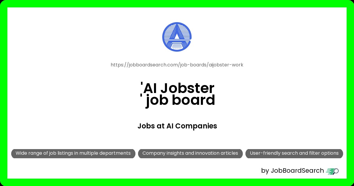 AI Jobster job board review, latest Oct 2025 jobs & alte...