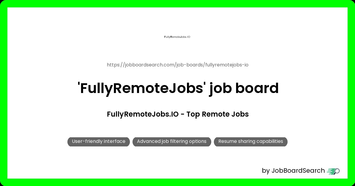 FullyRemoteJobs job board review, latest Oct 2025 jobs