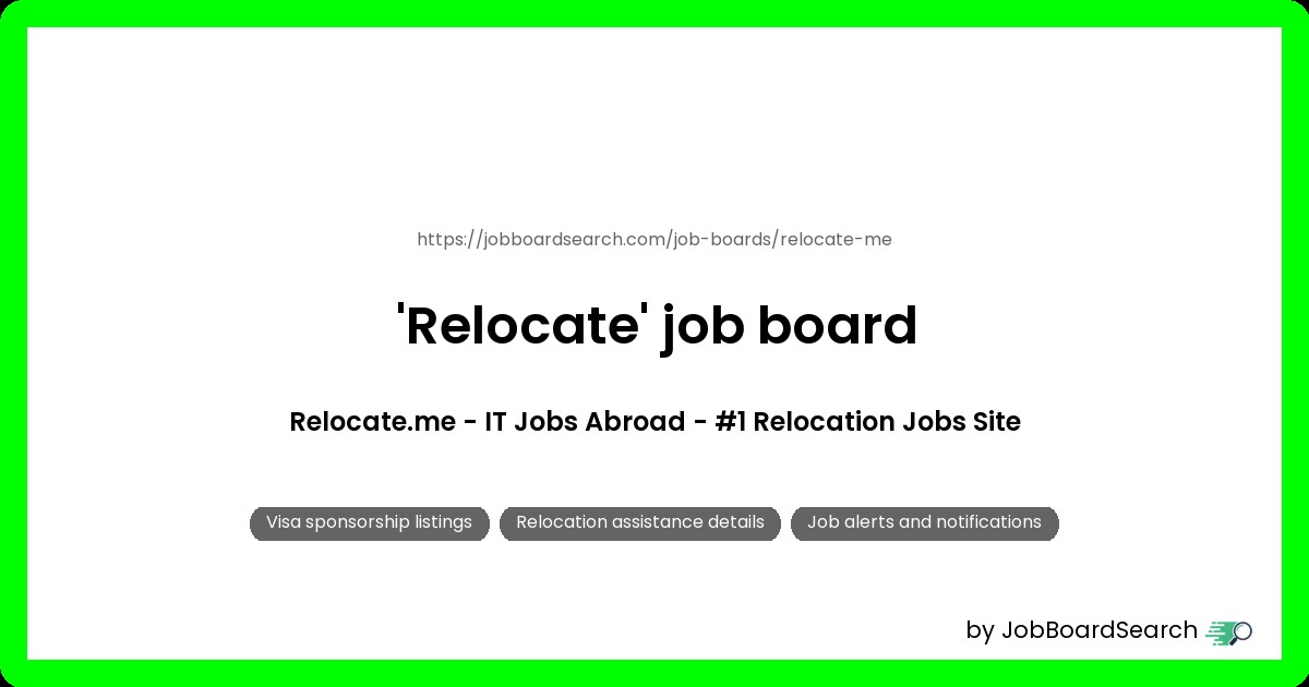 Relocate job board review, latest Oct 2025 jobs & alterna...