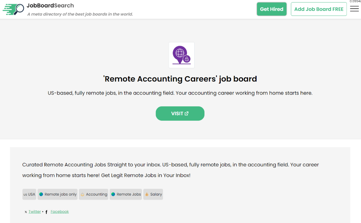Job board 'Remote Accounting Careers' review, US-based, fully remote ...