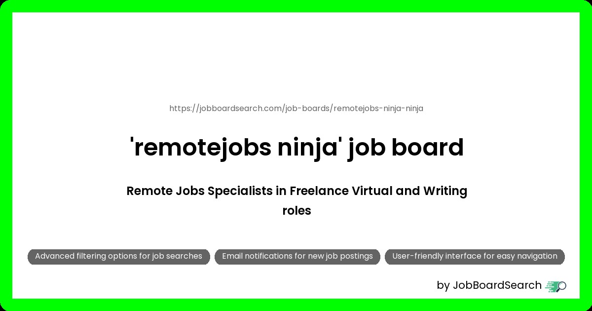 remotejobs ninja job board review, latest Dec 2025 jobs