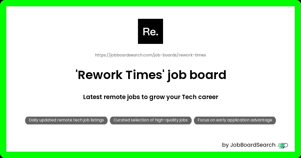 Rework Times job board review, latest Nov 2025 jobs & alt...