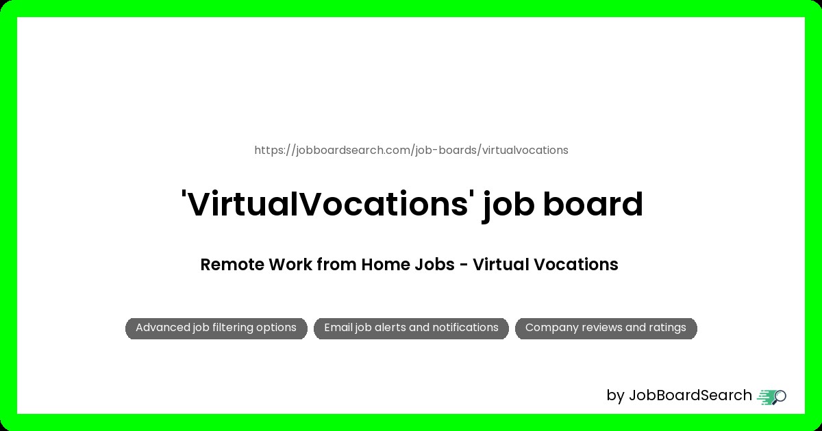 VirtualVocations job board review, latest Jan 2026 jobs
